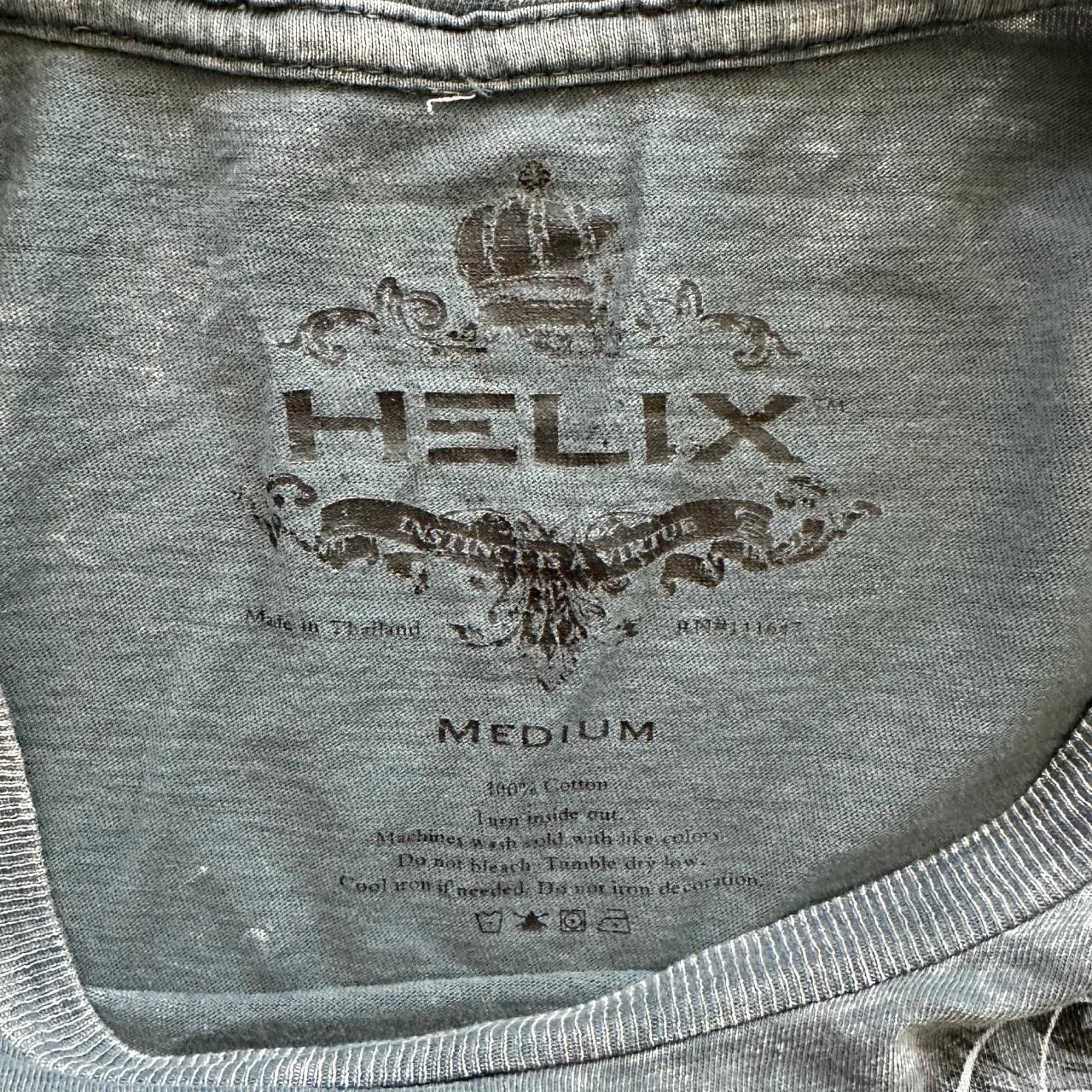 2000s HELIX Graphic Tee Helix brand t-shirt soft... - Depop