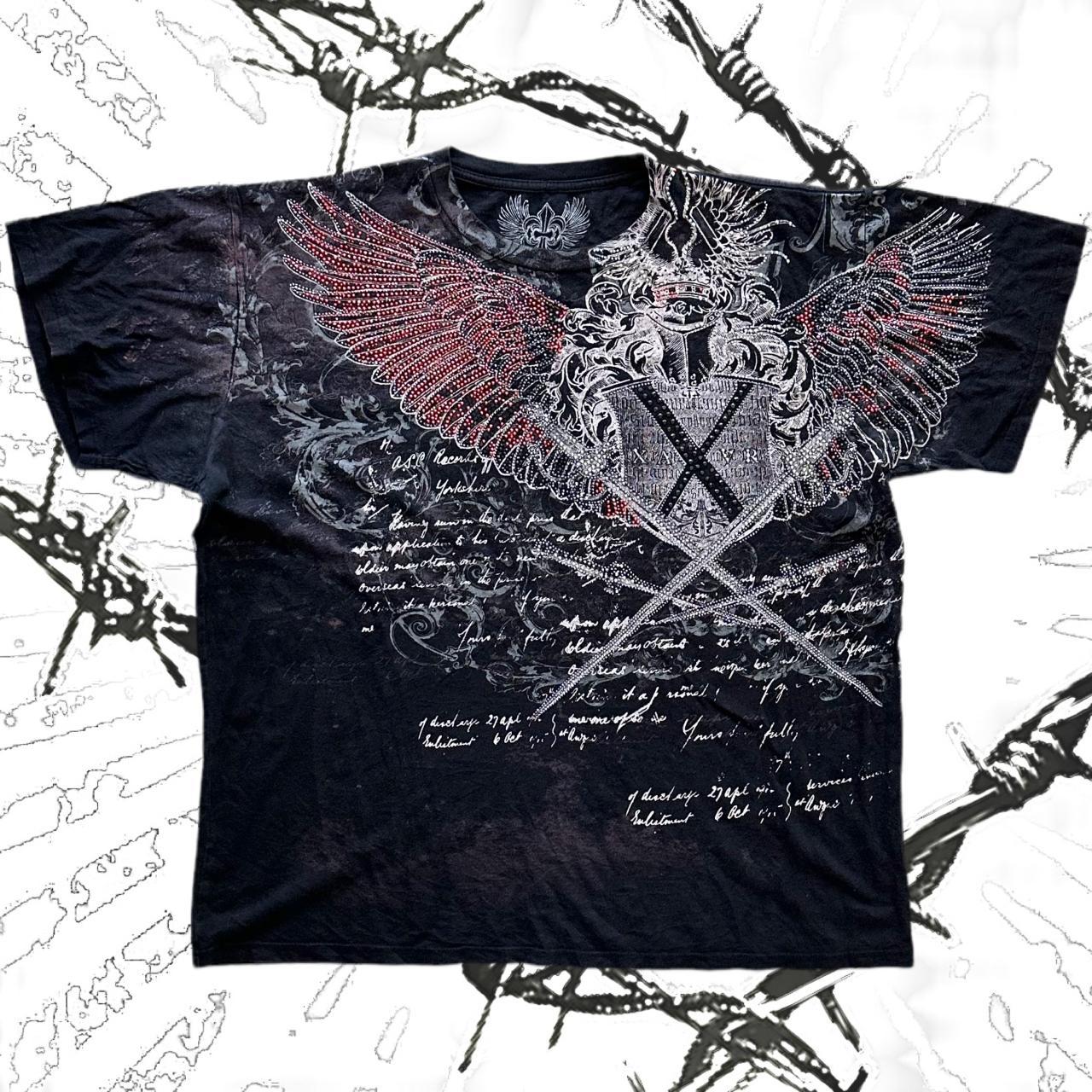 2000s XZAVIER Embellished Tee Xzavier brand Made in... - Depop