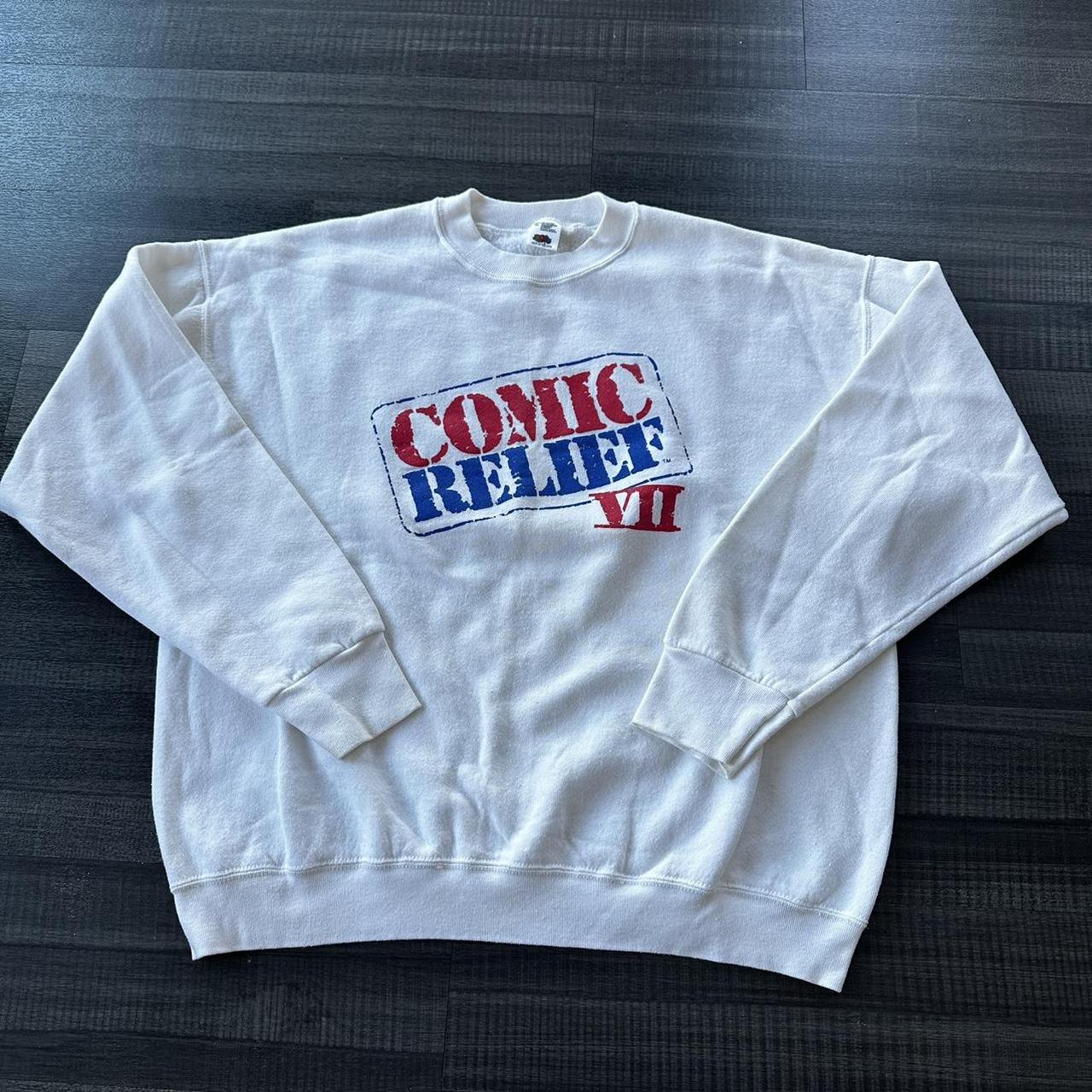 Vintage Comic Relief 1995 HBO Event Crewneck... - Depop