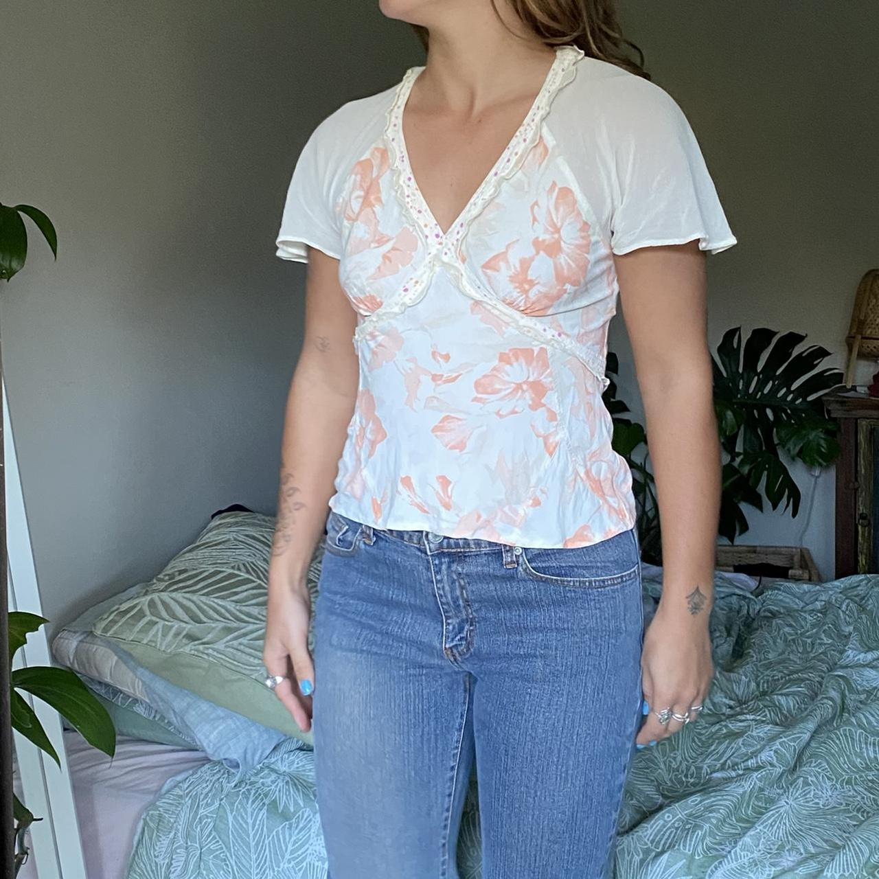 Dainty fairy top! Sheer light material Cutest open... - Depop