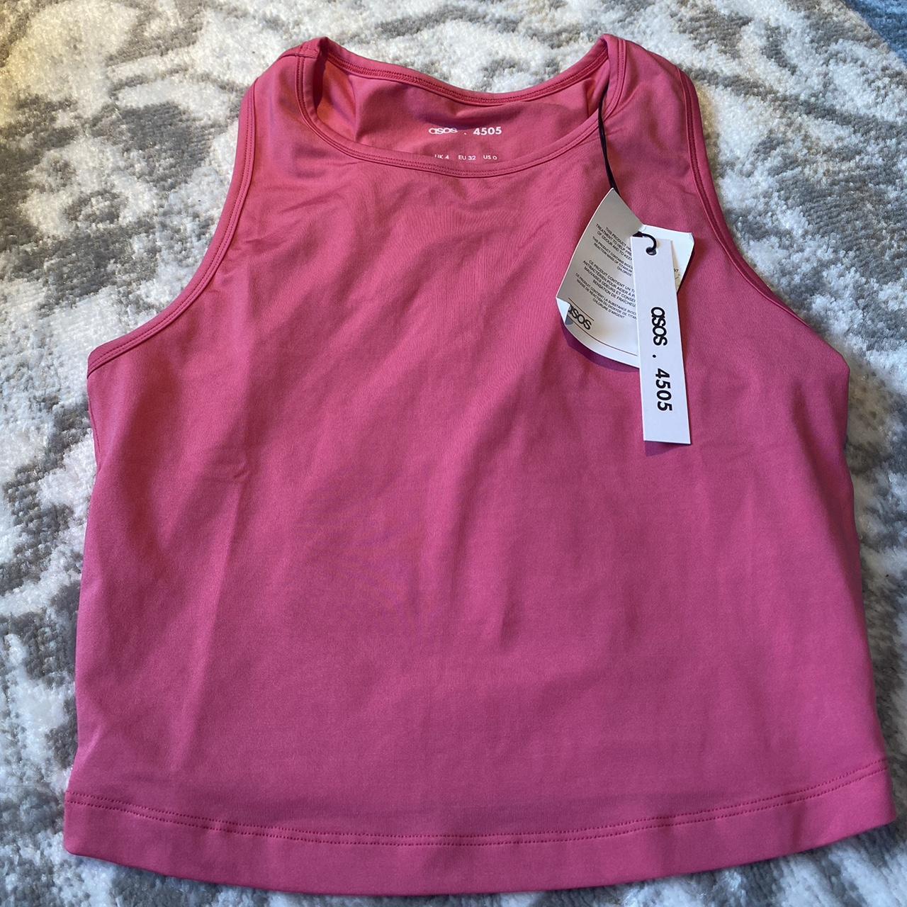 ASOS cropped Gym like material tank shirt Never... - Depop