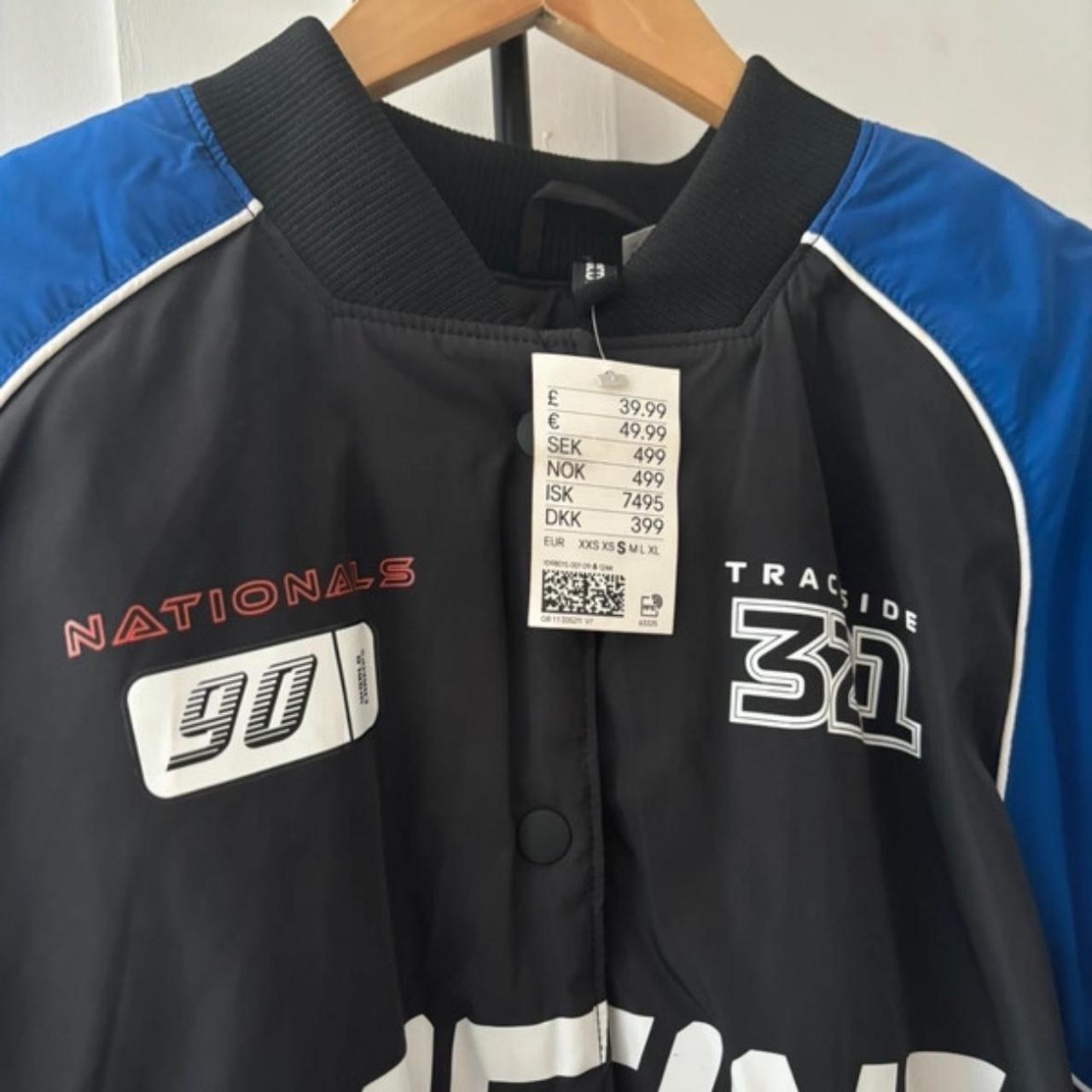 H&M racer bomber jacket - Depop