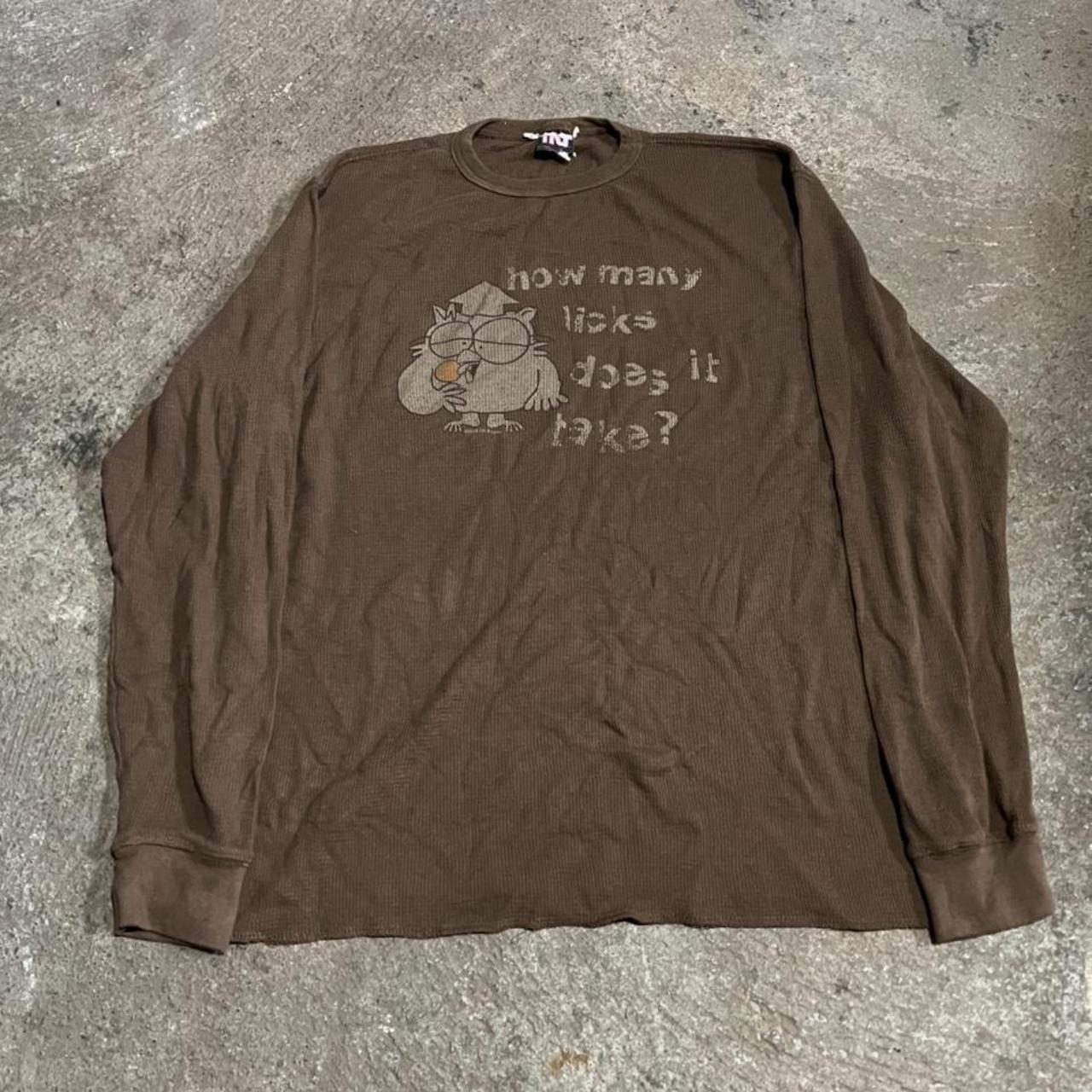 Vintage Tootsie Pop Thermal T-Shirt L 90’s Y2K | Depop
