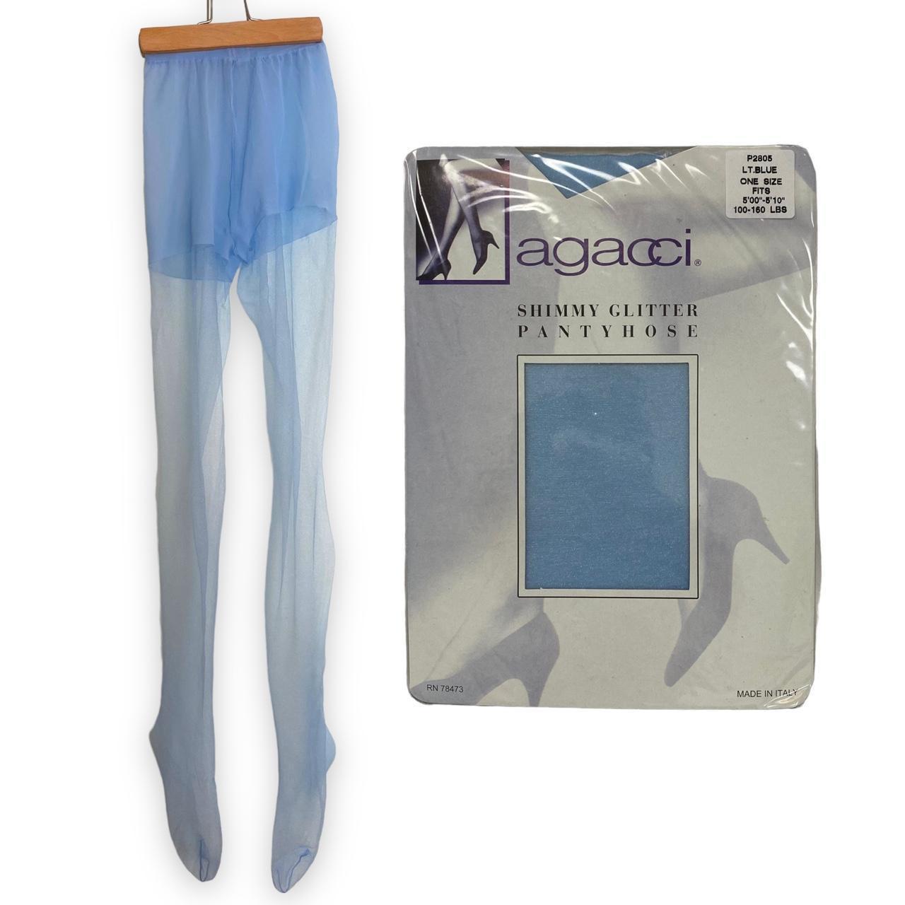 Vintage Deadstock shimmery glitter panty hose tights... - Depop