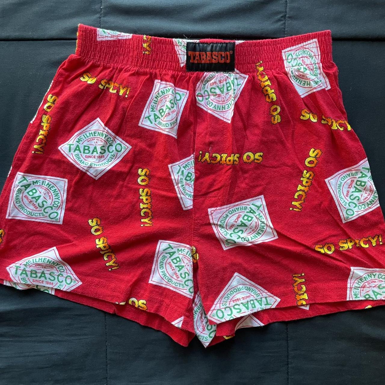 Red Tabasco Boxer Briefs! 🌶 100% cotton! 💌 Free... - Depop
