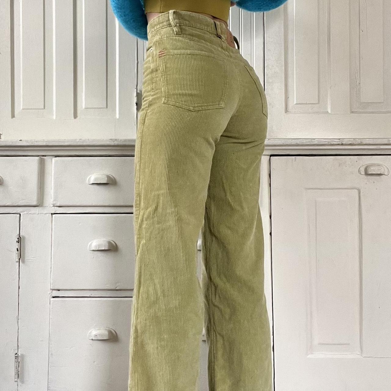 BDG green corduroy pants size w25. Flattering af! I... - Depop