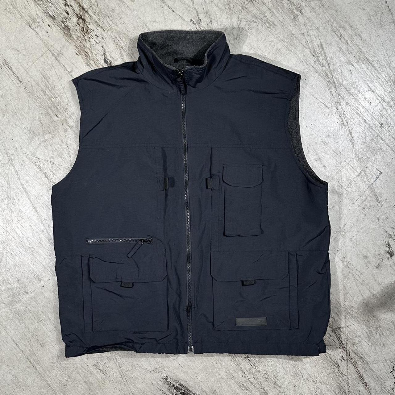 Vintage Y2K Old Navy tactical nylon Vest No... - Depop