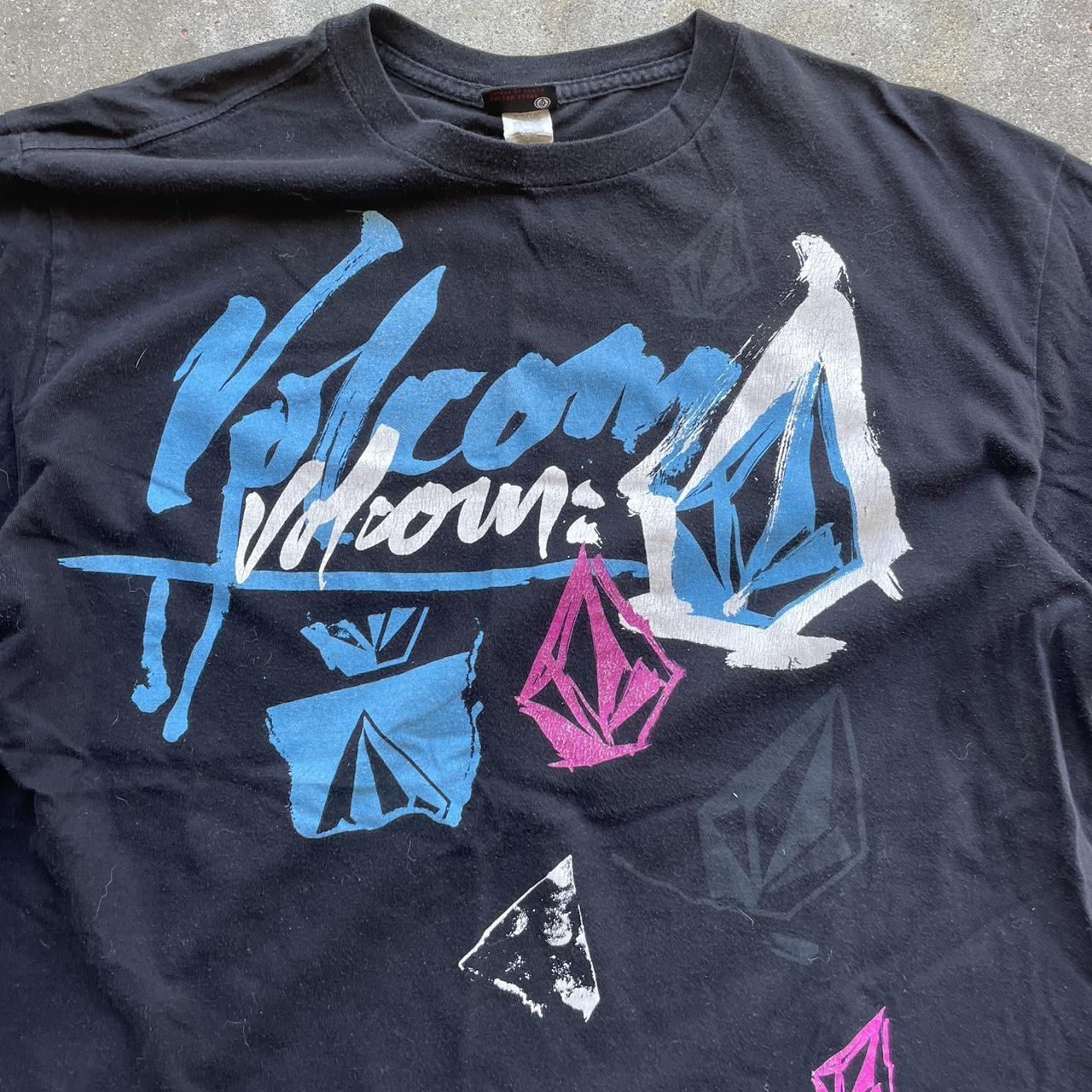 volcom vintage shirt early 00s y2k. size xl fits... - Depop