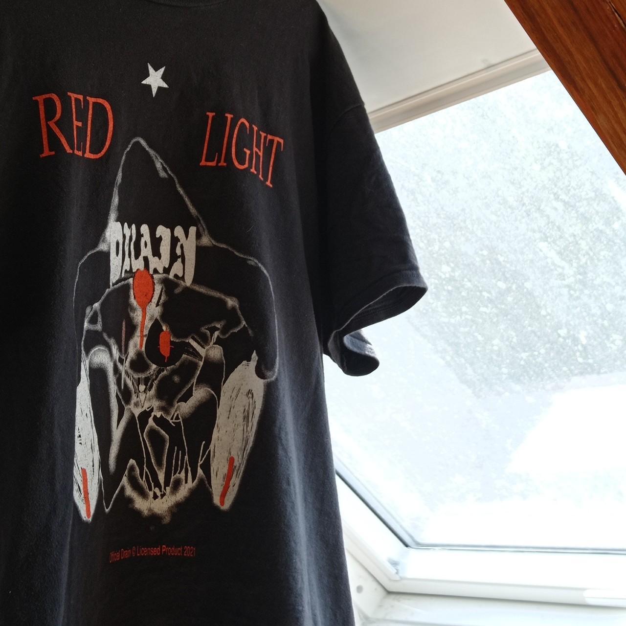 Drain gang bladee Red Light t shirt, size large - Depop