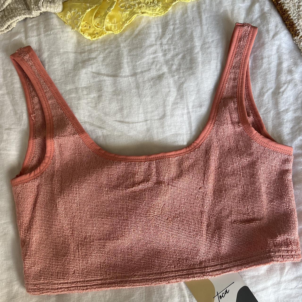 NWT terry cloth cropped tank - Depop