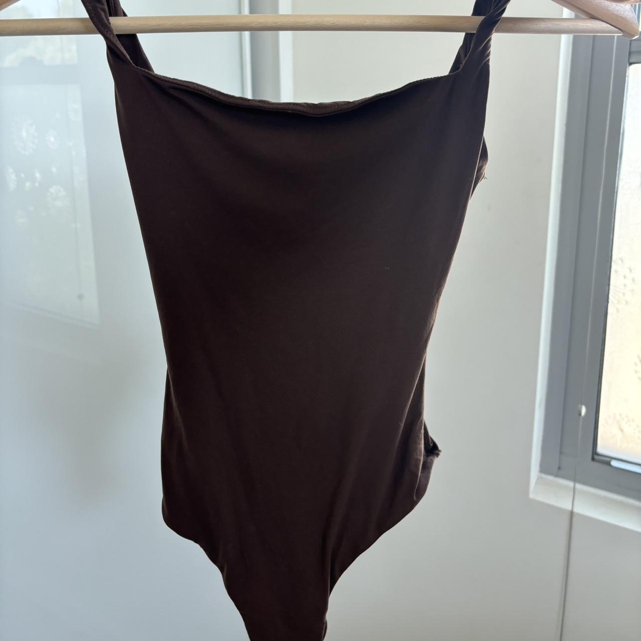 Skims brown body suit xxs but fits up to s super... - Depop