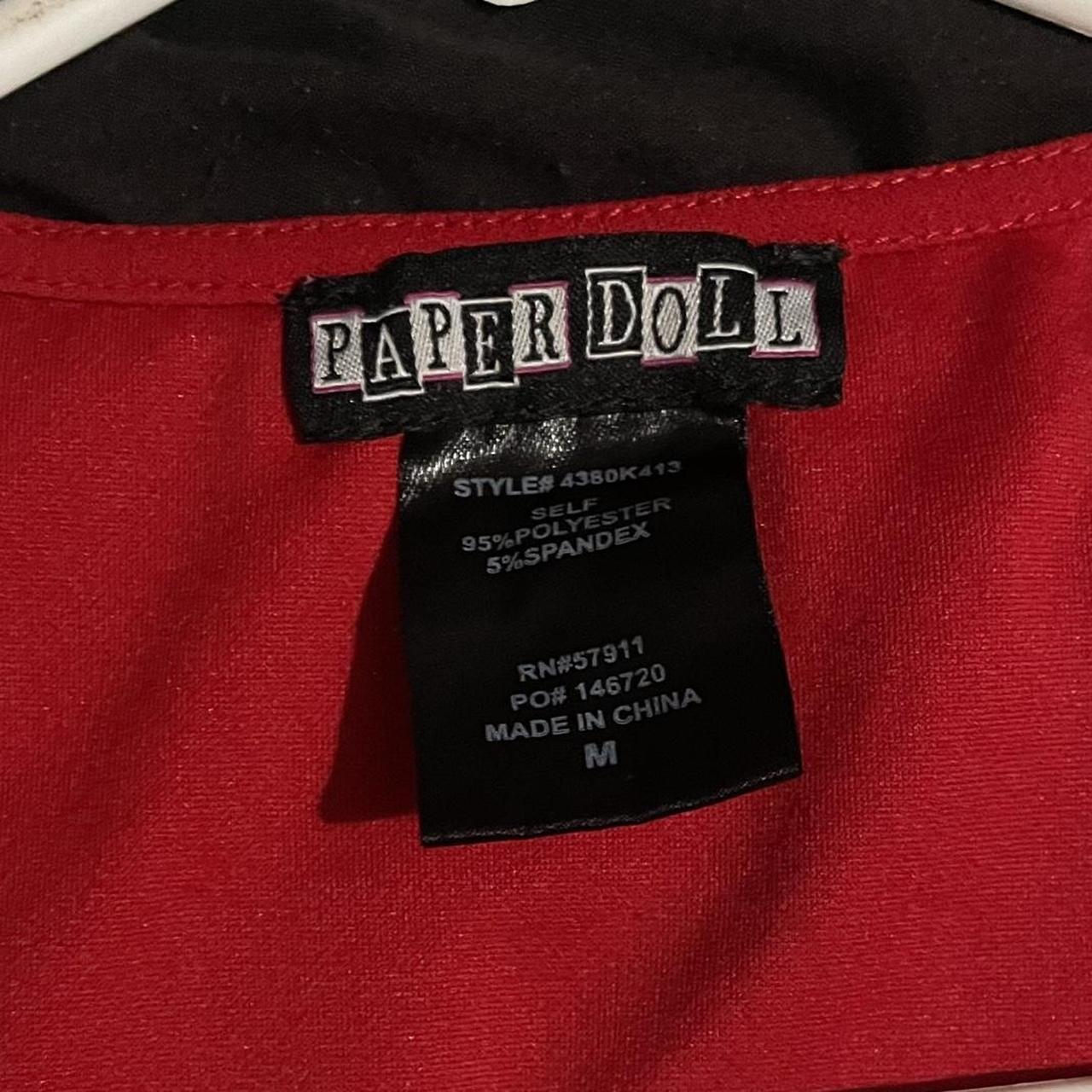 Paper Dolls Women's Red Dress | Depop