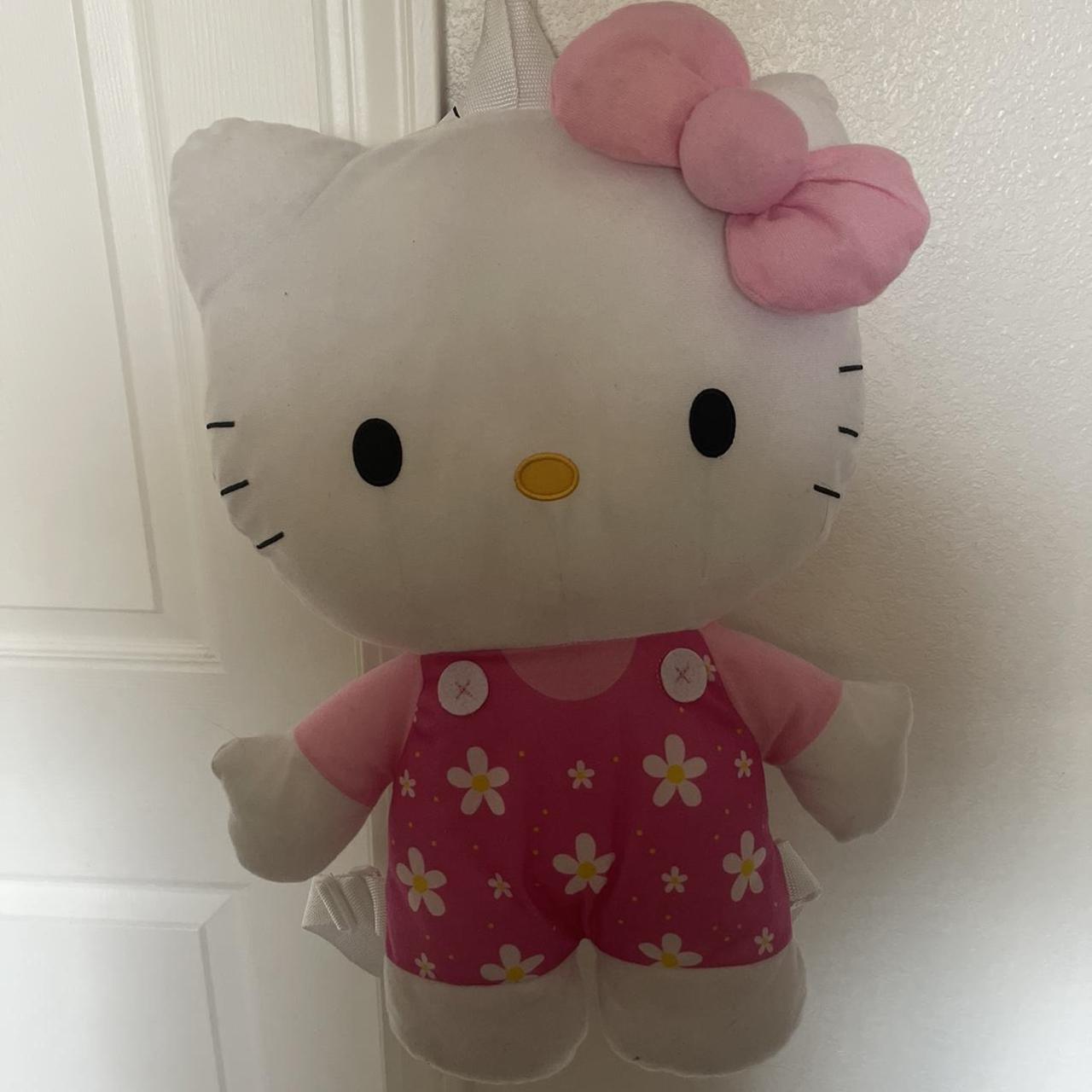 Giant hello kitty backpack 🐈 Good amount of space... - Depop