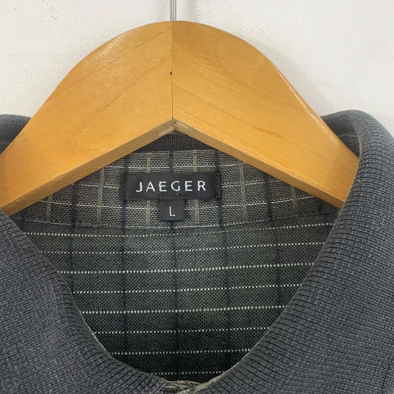 Vintage JAEGER NOVA CHECKS Plaids Polo Tee Shirt Top... | Depop