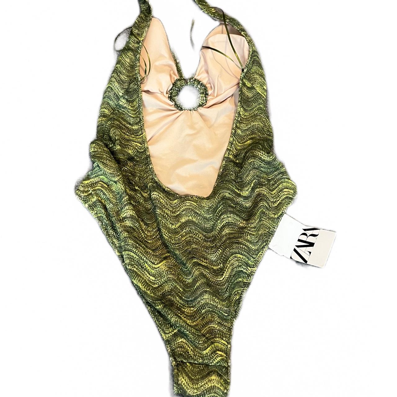 Brand new Zara halter neck swimsuit 😍 High leg,... - Depop