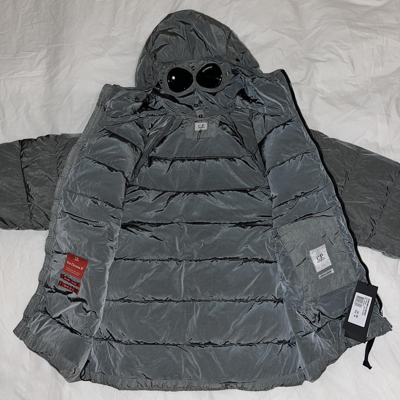 CP Company Eco-Chrome R Hooded Down Jacket Green... - Depop