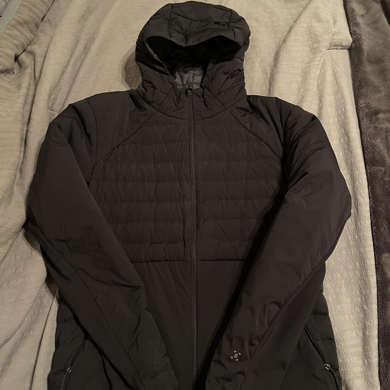Men’s Black Lululemon puffer jacket Great... - Depop