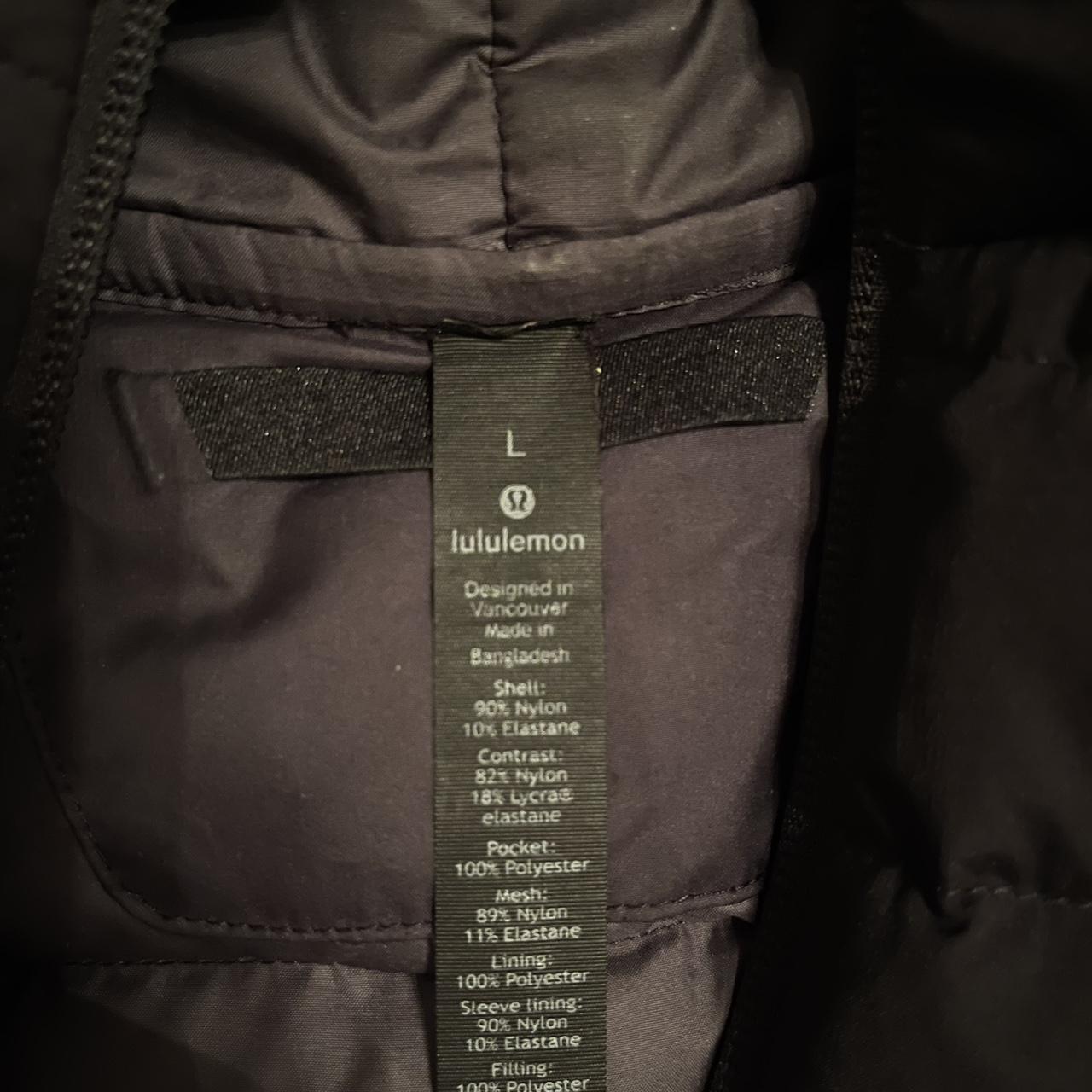 Men’s Black Lululemon puffer jacket Great... - Depop