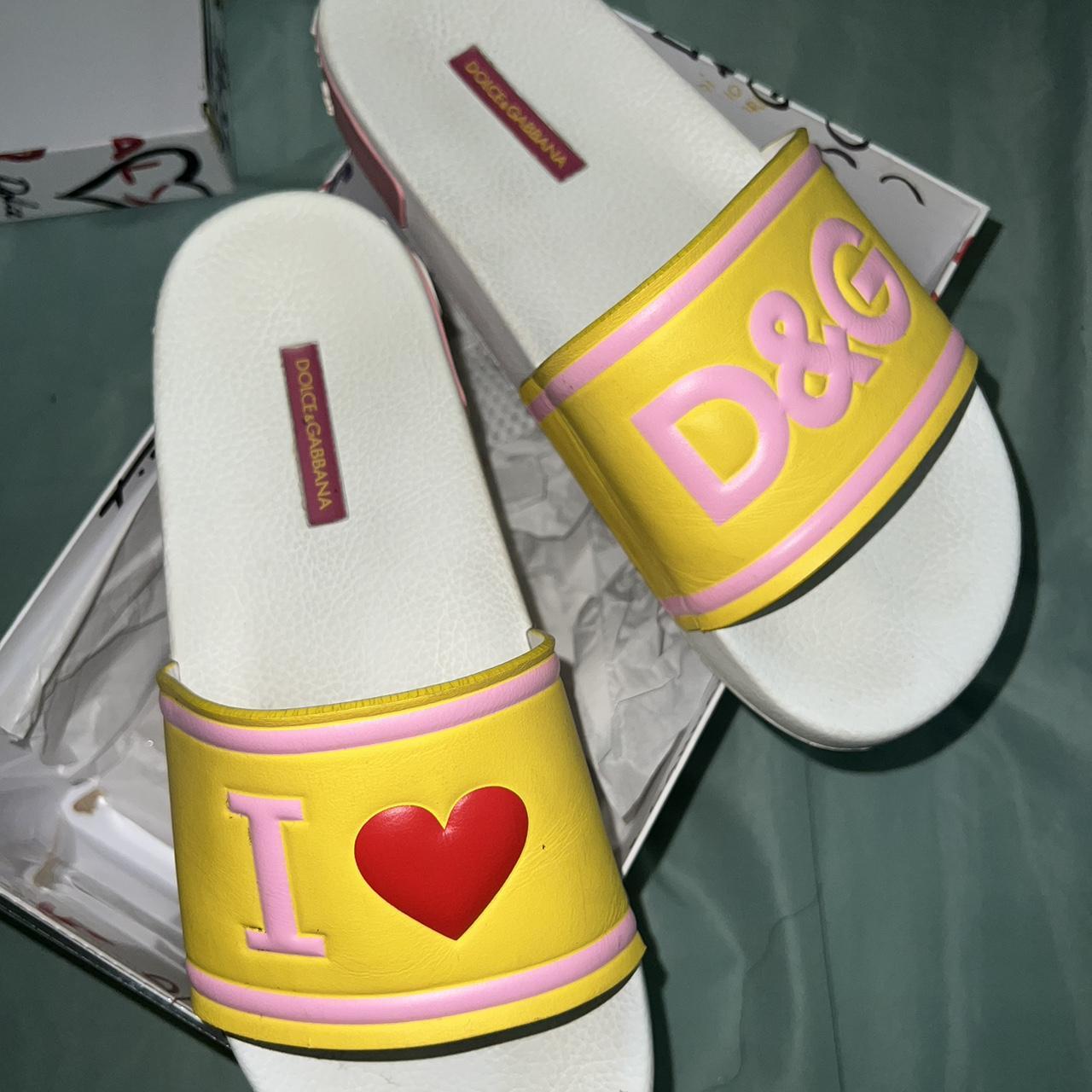 D&G Slides Size 39 Condition: GOOD worn twice $250 - Depop