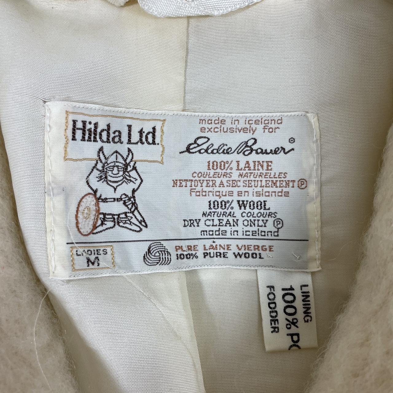 Vintage Hilda Ltd wool zip up sweater jacket made in... - Depop