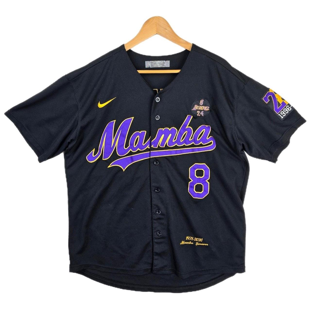 Kobe Bryant Mamba Forever Baseball Jersey Size Mens... | Depop