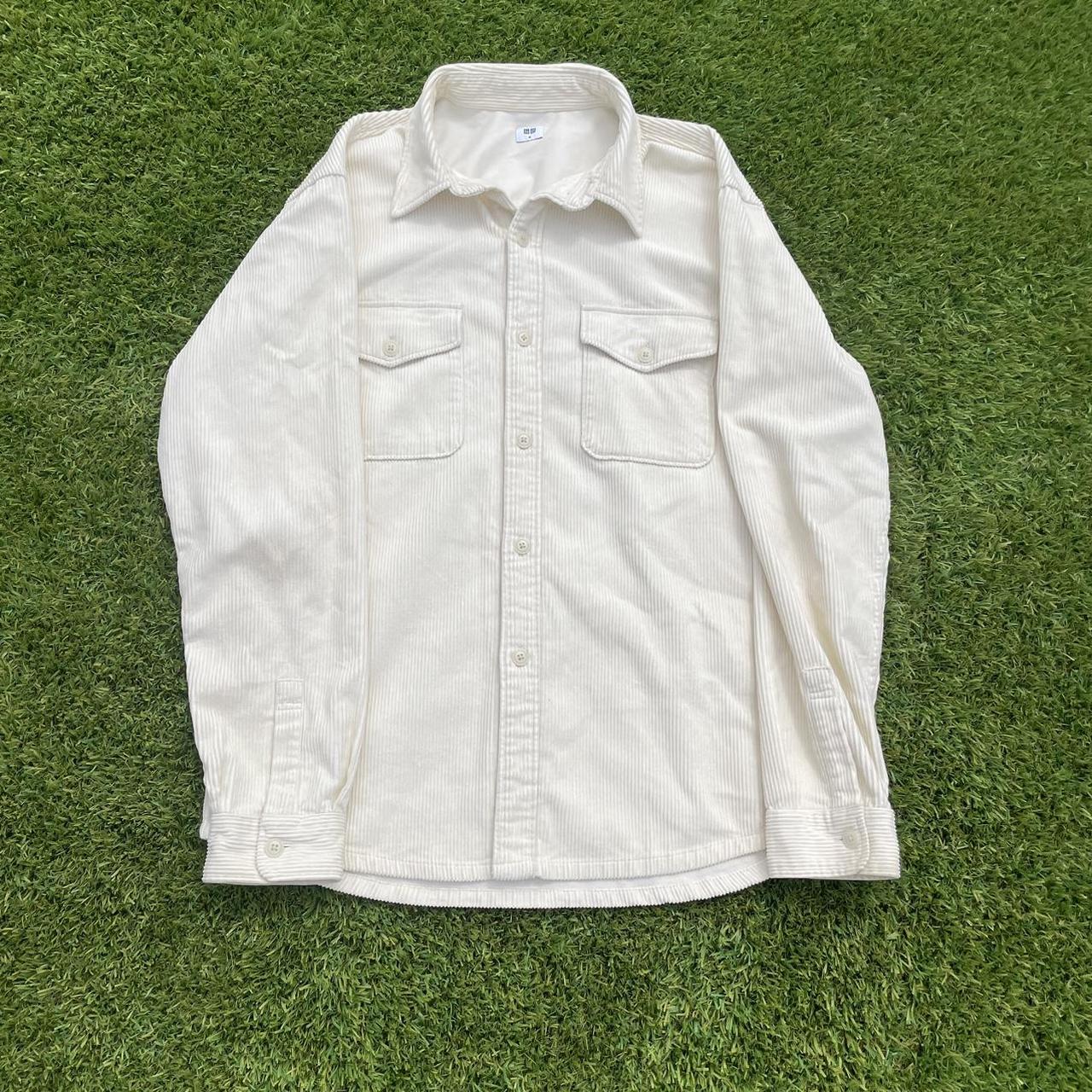 Uniqlo corduroy button up jacket Great... - Depop