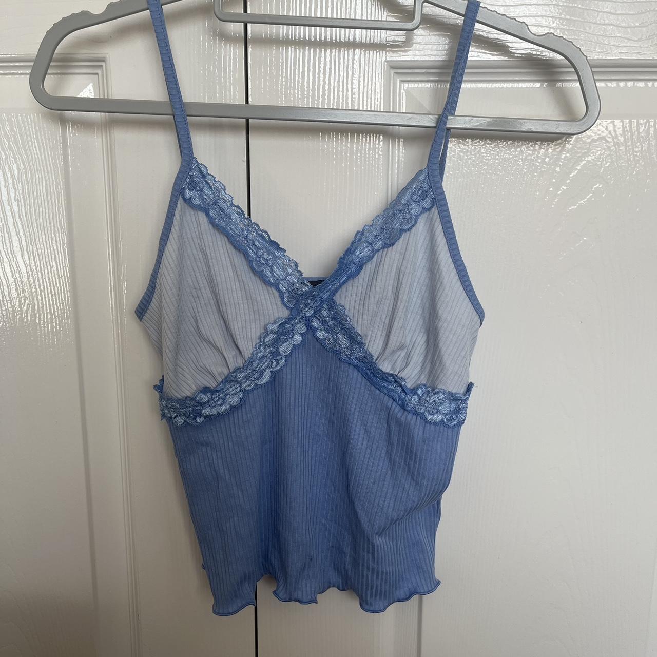 Primark Women's Blue Vest | Depop