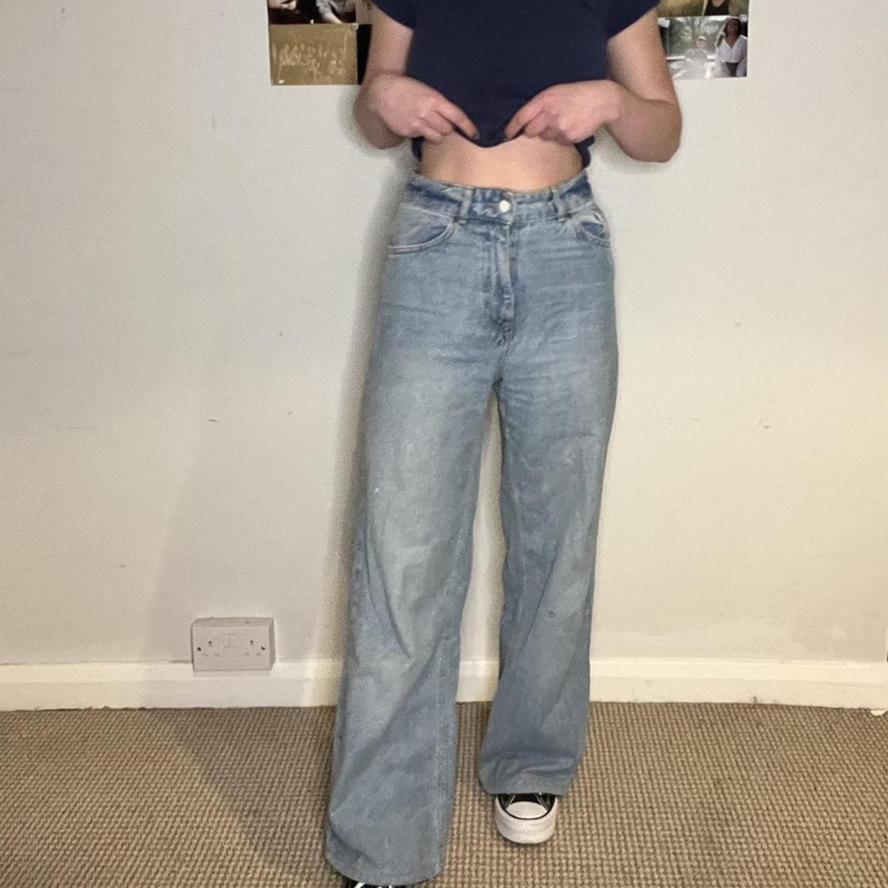 Zara Women's Blue Jeans | Depop