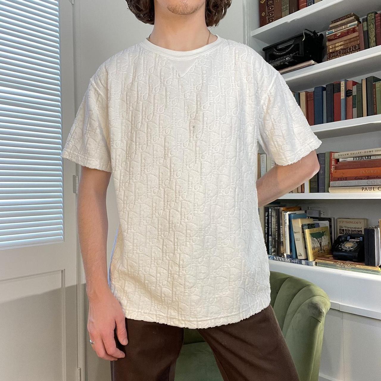 Authentic Dior Men 2021 Oblique Jacquard T-Shirt... | Depop