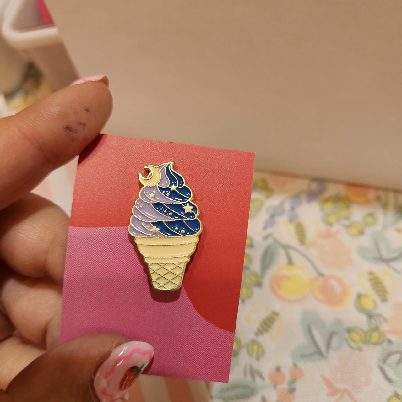 Galaxy Ice Cream Pin In case your item arrives... - Depop
