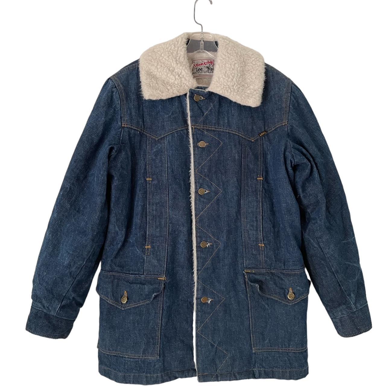 VTG 70s Lee Storm Rider Sherpa Denim Rancher Jean... - Depop