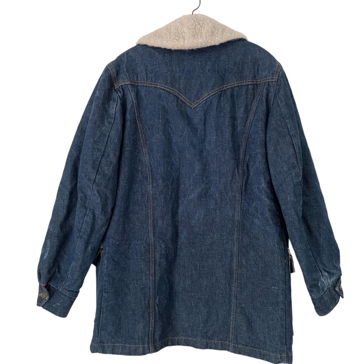 VTG 70s Lee Storm Rider Sherpa Denim Rancher Jean... - Depop