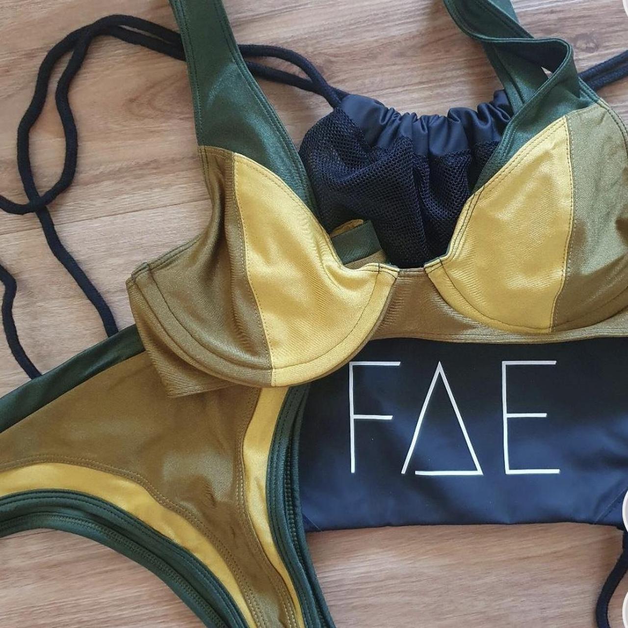 FAE SWIM Both in size S/8 WORN ONCE Brazillian cut... - Depop