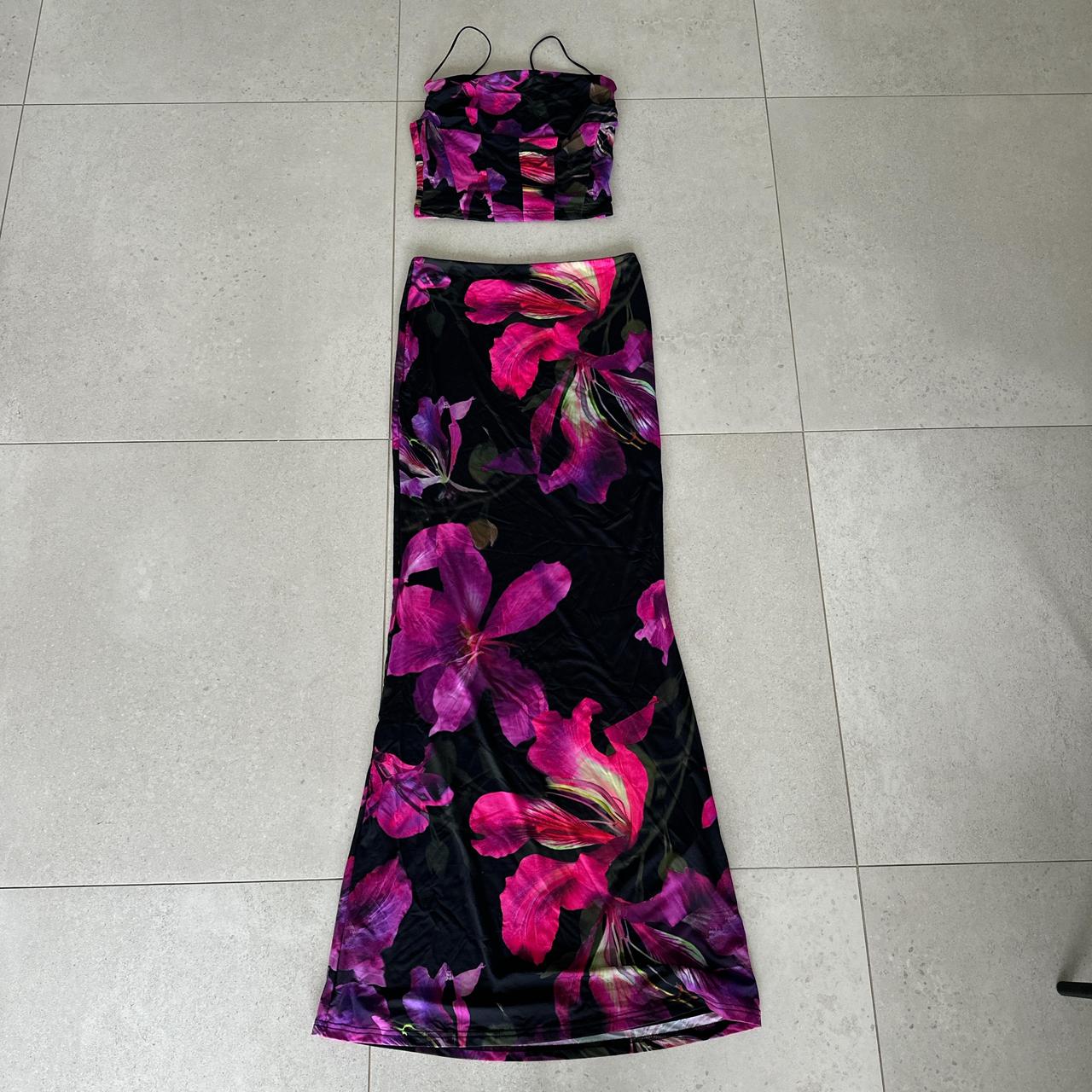 White fox - black and purple skirt set Both items... - Depop