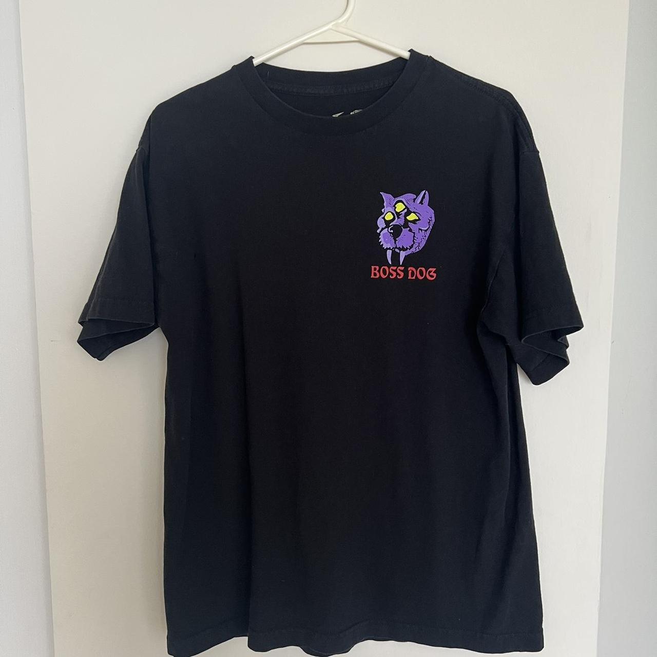 Posse Men's Black and Purple T-shirt | Depop