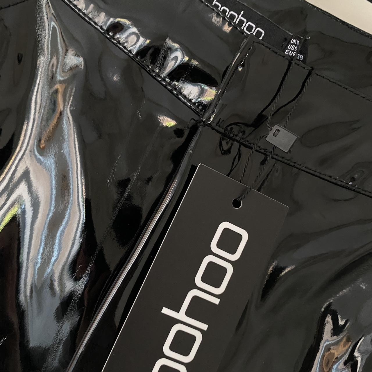 Boohoo Megan Fox Collection Vinyl Straight leg... - Depop