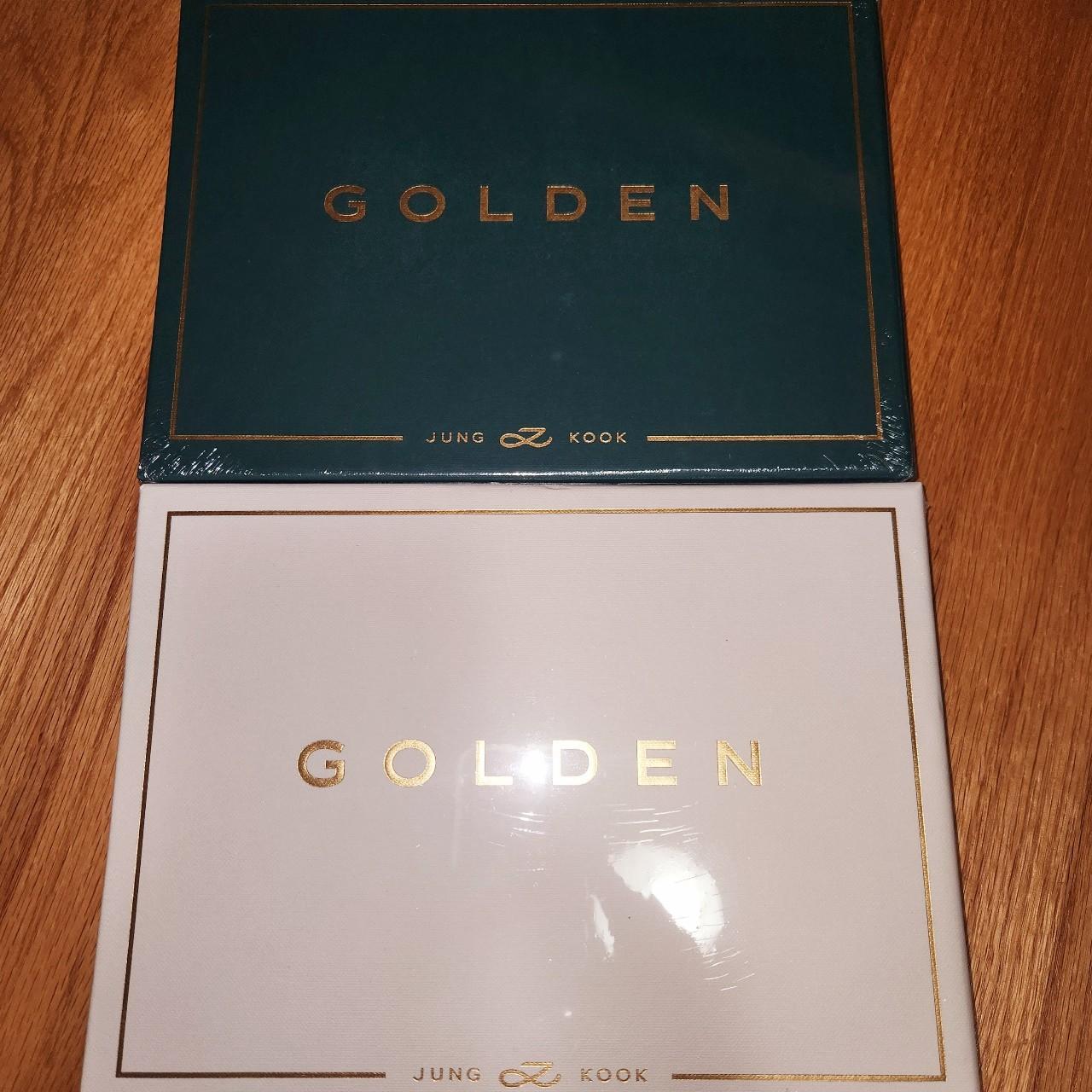 BTS Jungkook Golden Sealed Albums SHINE & SOLID set... - Depop