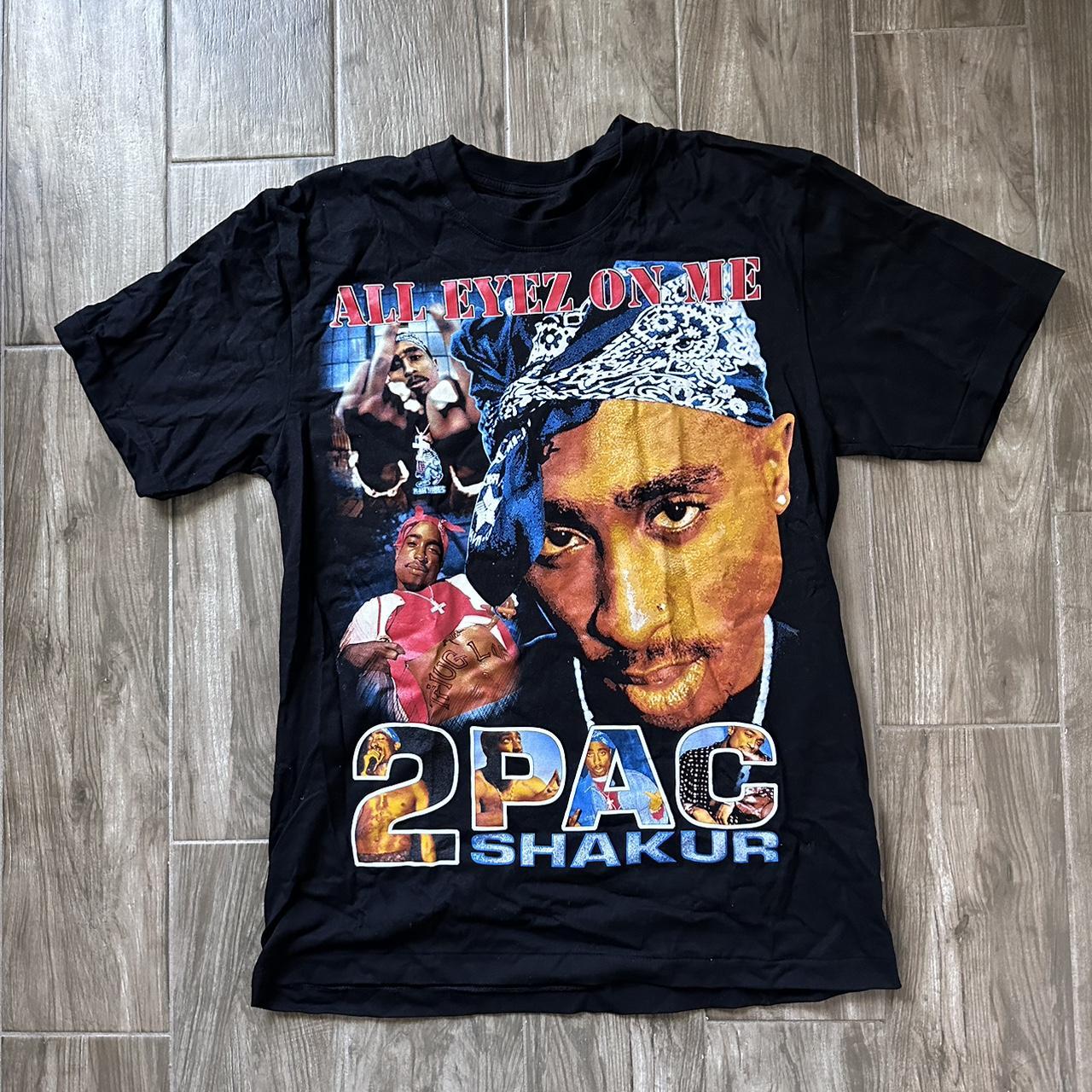 Tupac front + back graphic tee doesn’t have tag,... - Depop