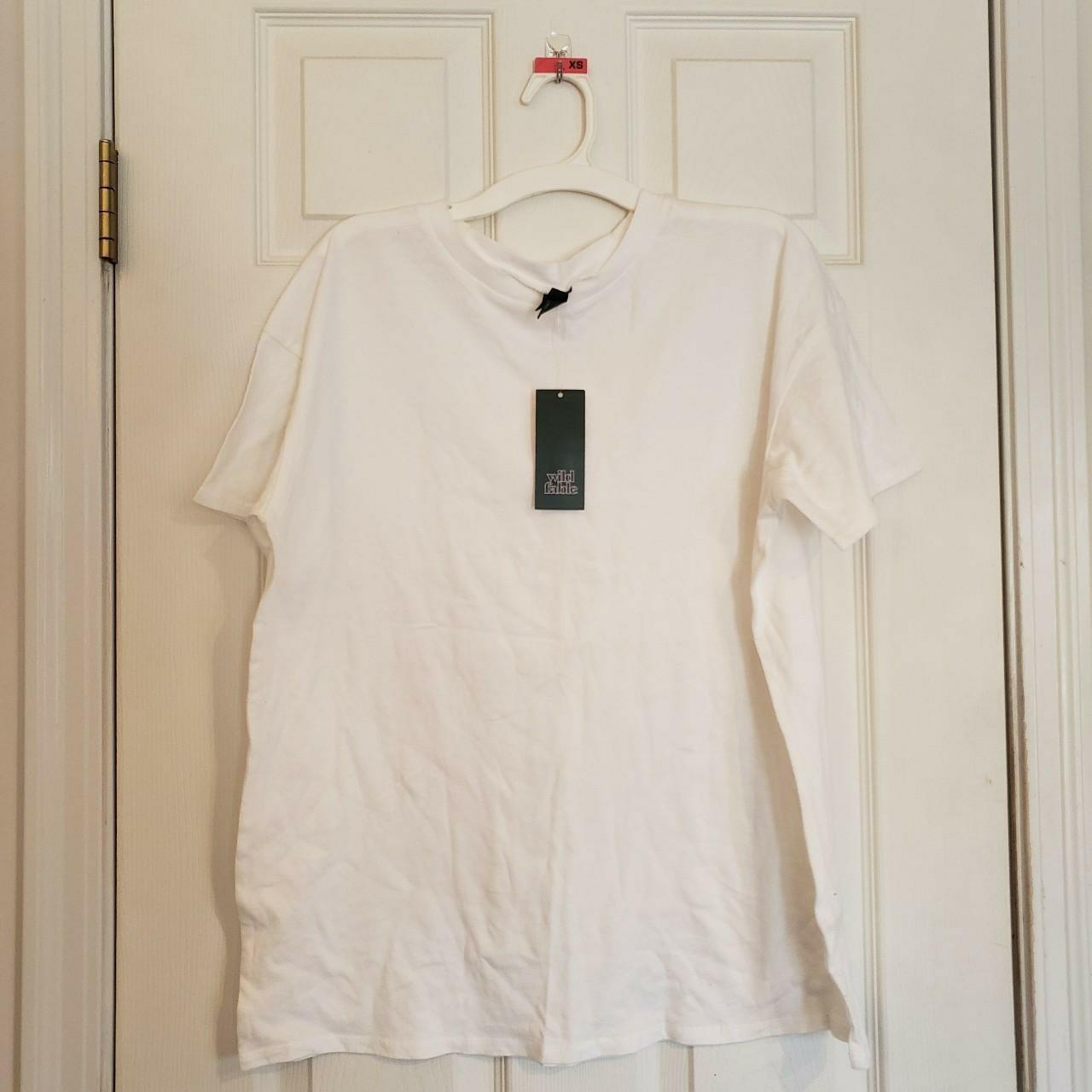 Wild Fable Men's White T-shirt | Depop