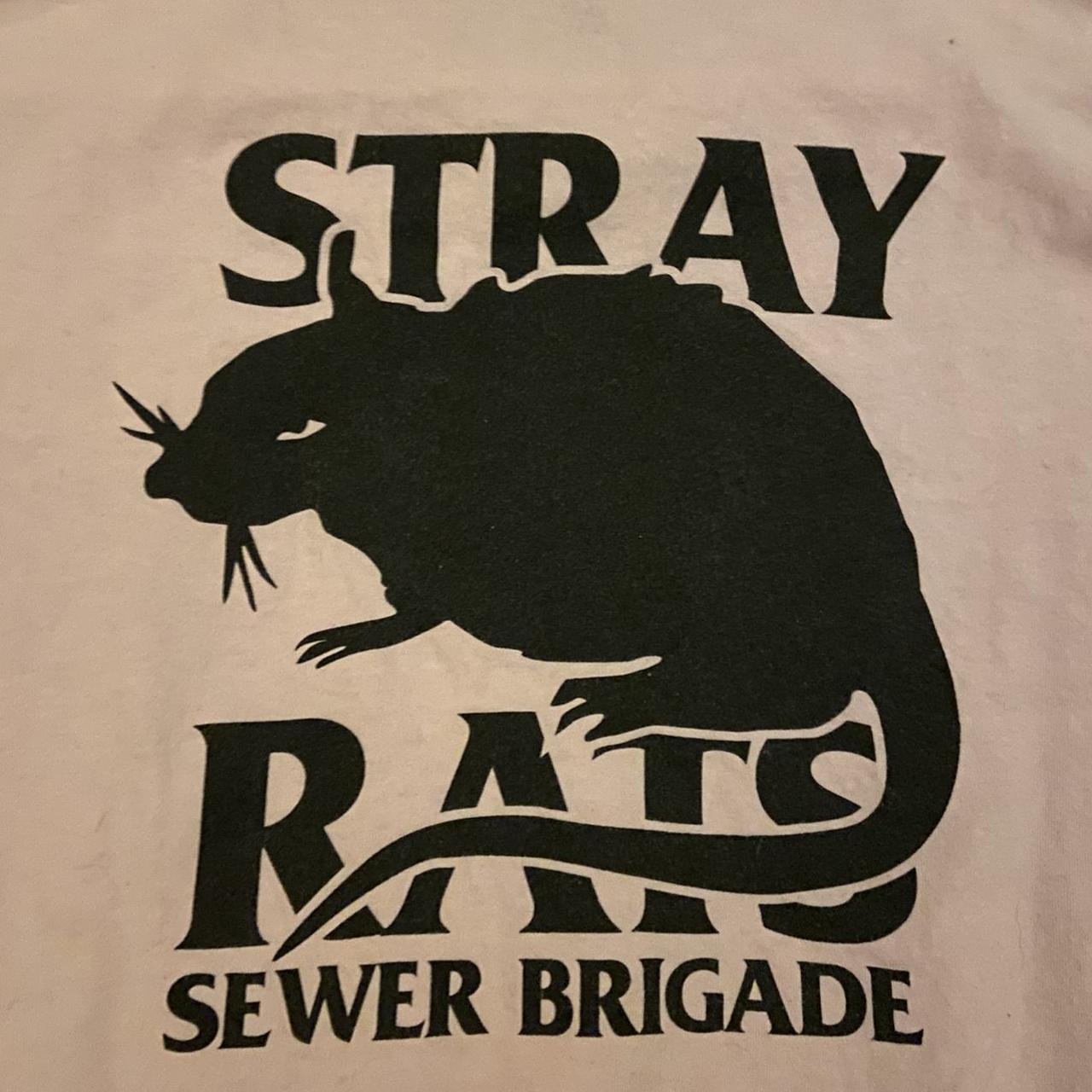 Original Stray Rats design in light pink worn about... - Depop
