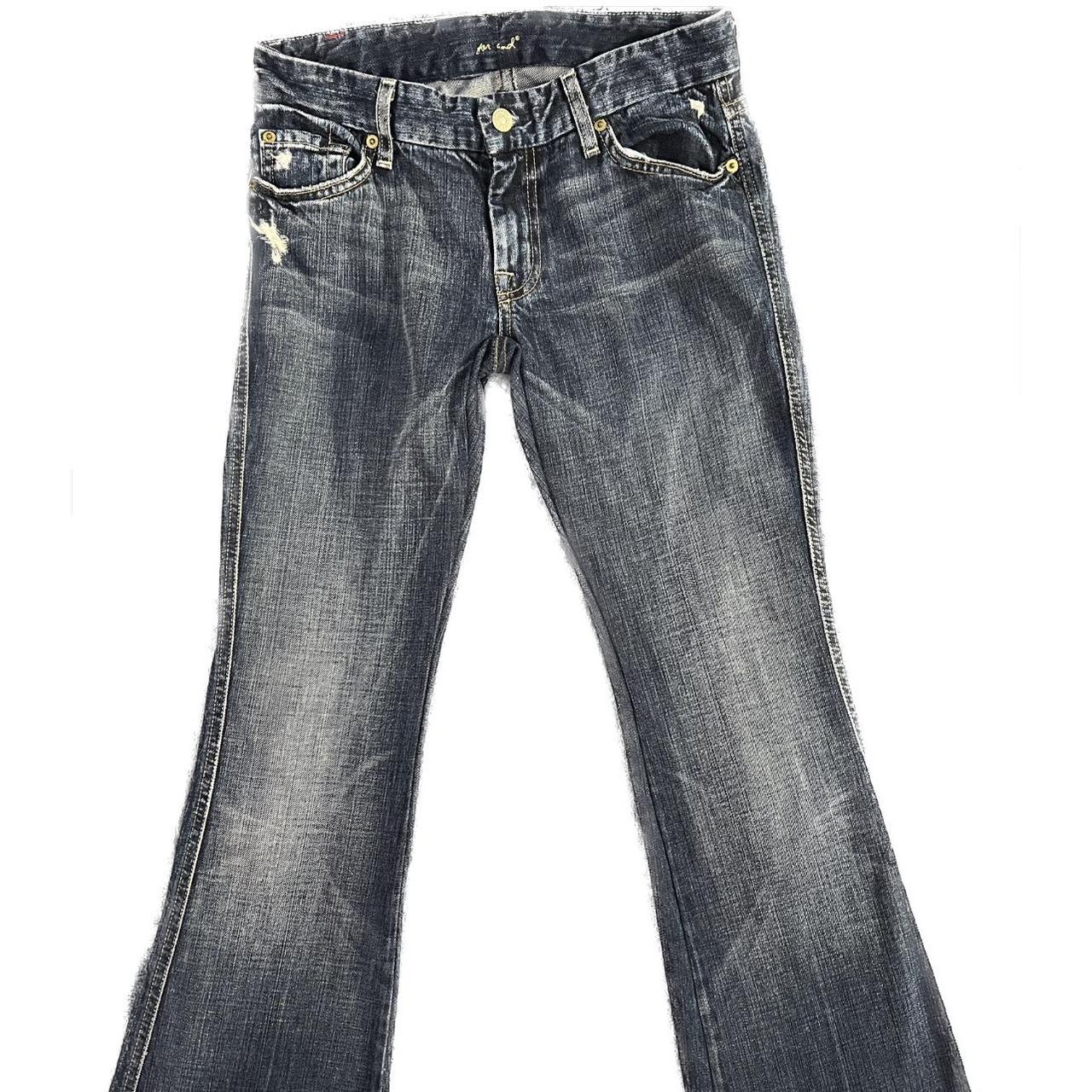 denim jeans - waist: 14 inches - inseam: 32... - Depop