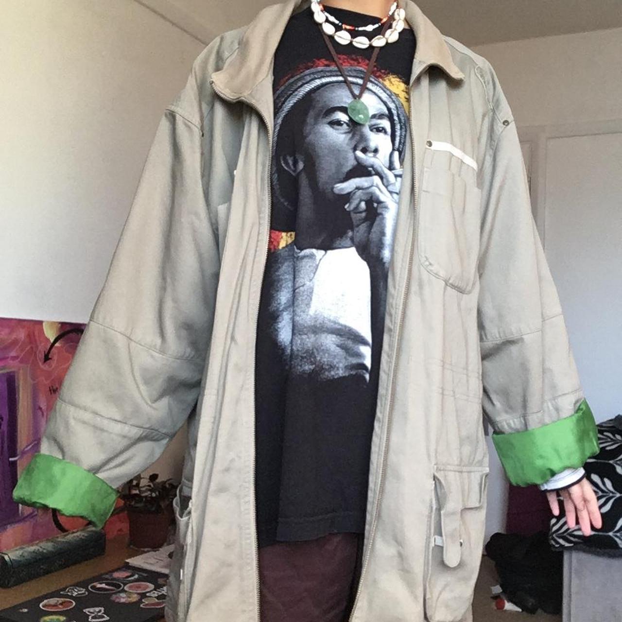 VINTAGE Adidas military/ lab coat Jacket I’ve never... - Depop