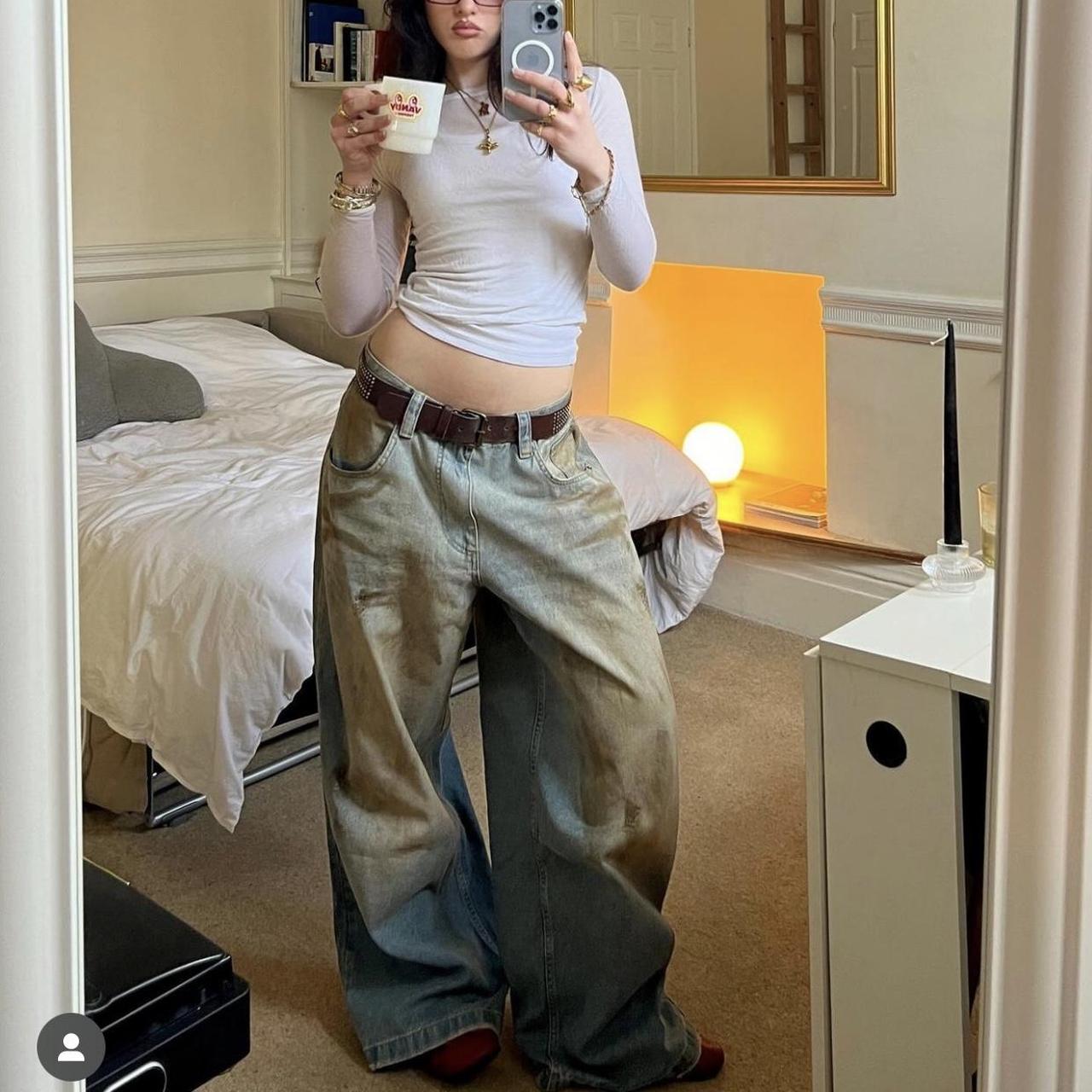 Jaded London Mud Wash Colossus Jeans Waist 28 Viral... - Depop