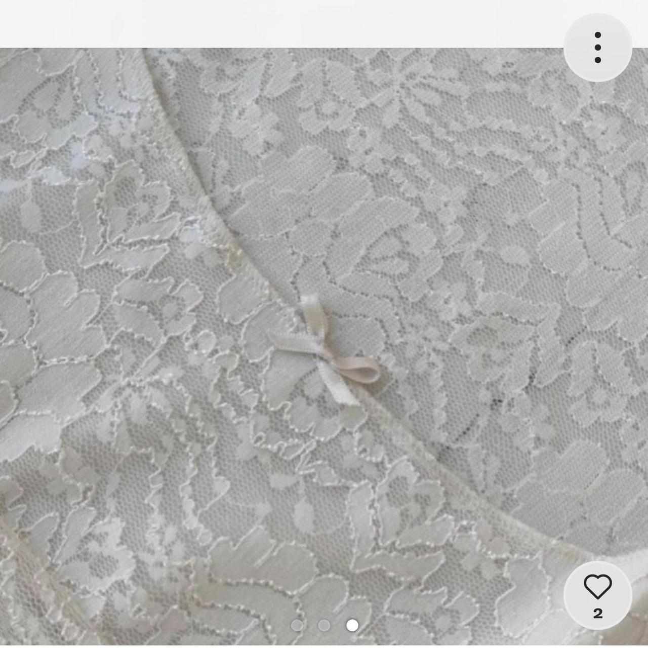 Beautiful romantic milkmaid top in floral lace with... - Depop