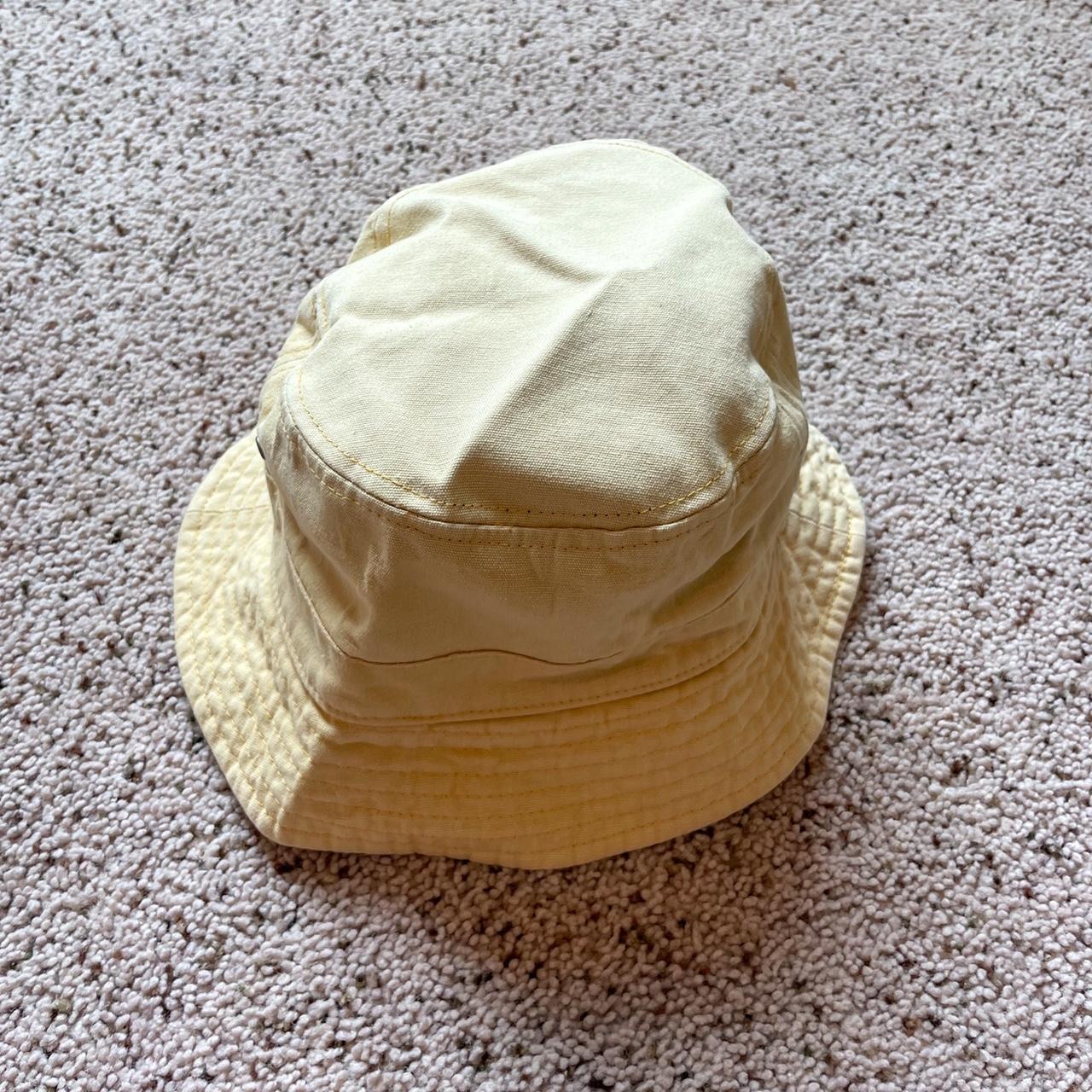 Urban Outfitters pale yellow bucket hat #UO... - Depop