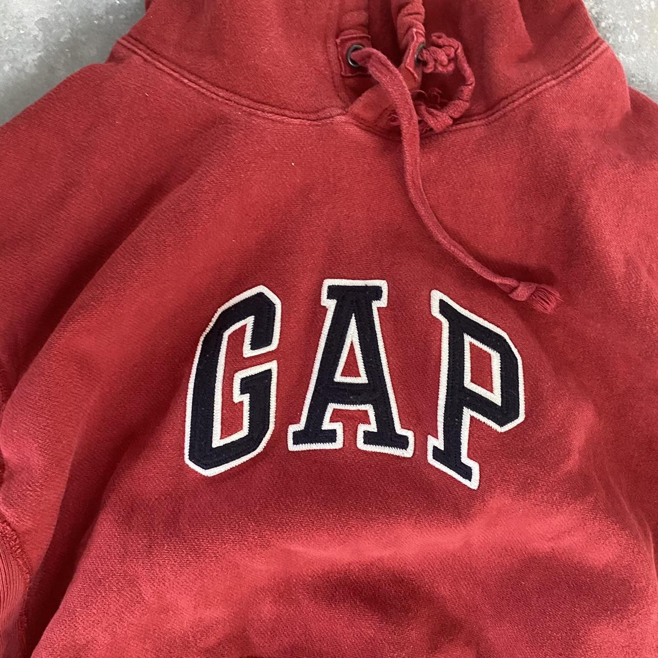 Red Gap Hoodie Super Cute Womens Size Depop