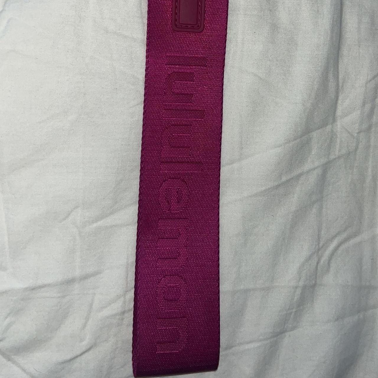 Lululemon hot pink key chain in great condition... - Depop