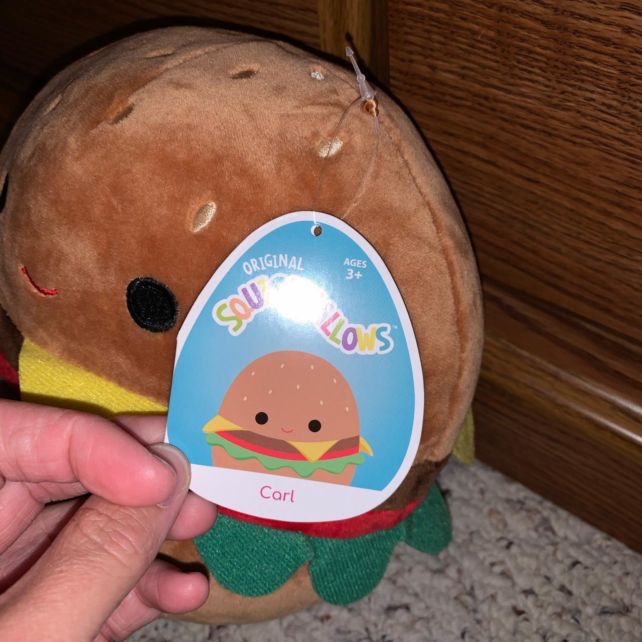 Squishmallow burger 🍔 Carl Decluttering the... - Depop