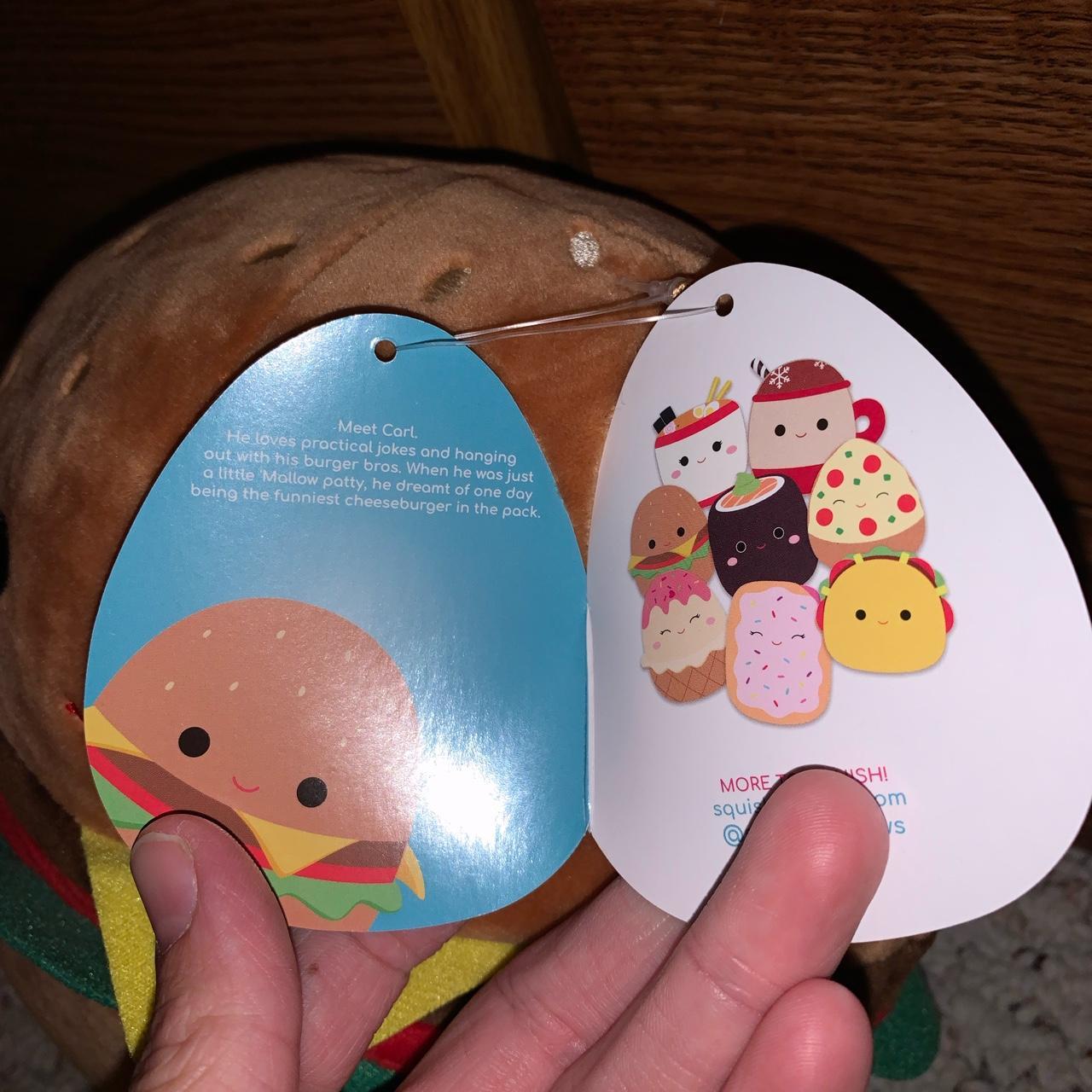 Squishmallow burger 🍔 Carl Decluttering the... - Depop