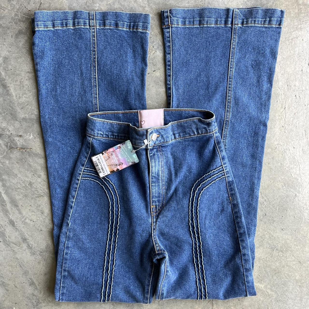 Revice Denim Rollerblade Flares! Brand new with tags... - Depop